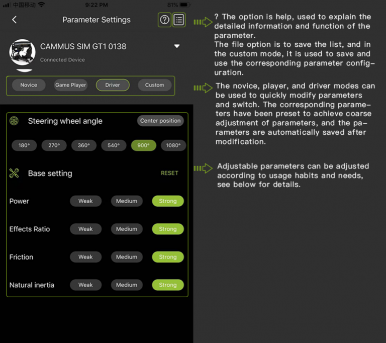 App-User Guide - CAMMUS Racing Simulator