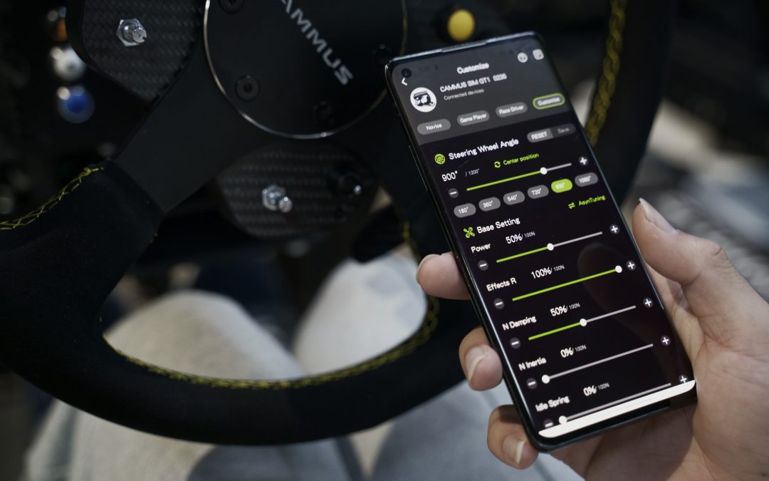 Sim Racing control App - CAMMUS Racing Simulator