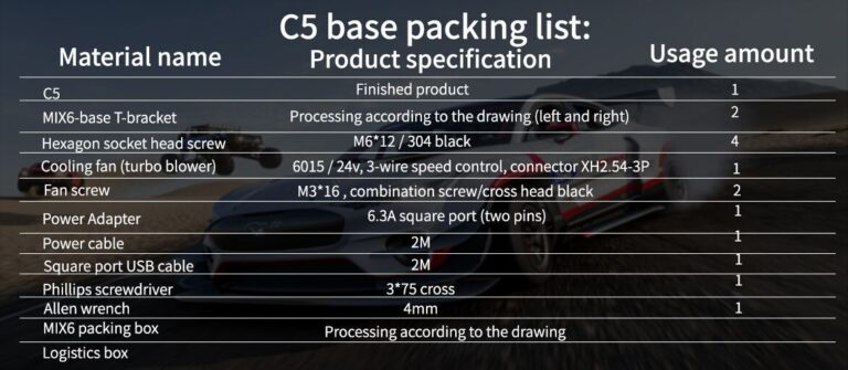 CAMMUS C5 bundle for C5 Base and CS5 Desk Clamp and CP5 Pedals - CAMMUS Racing Simulator