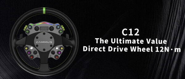 Pre Order New Version CAMMUS C12 Direct Drive Steering Wheel - CAMMUS ...