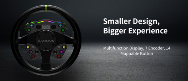 Pre Order New Version CAMMUS C12 Direct Drive Steering Wheel - CAMMUS ...