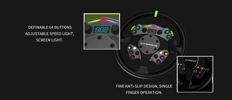 Pre Order New Version CAMMUS C12 Direct Drive Steering Wheel - CAMMUS ...