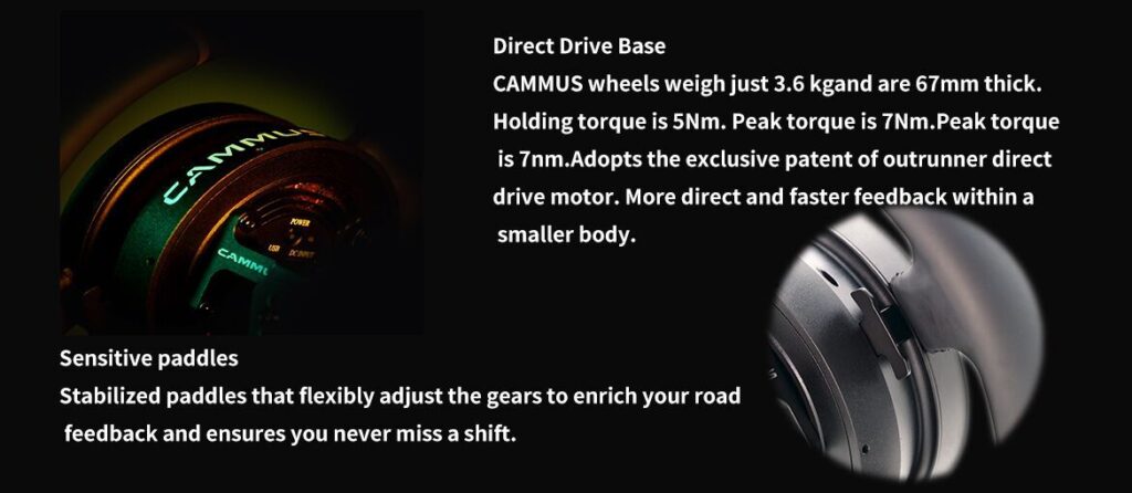 Global First CAMMUS C5 Direct Drive Steering Wheel - CAMMUS Racing ...